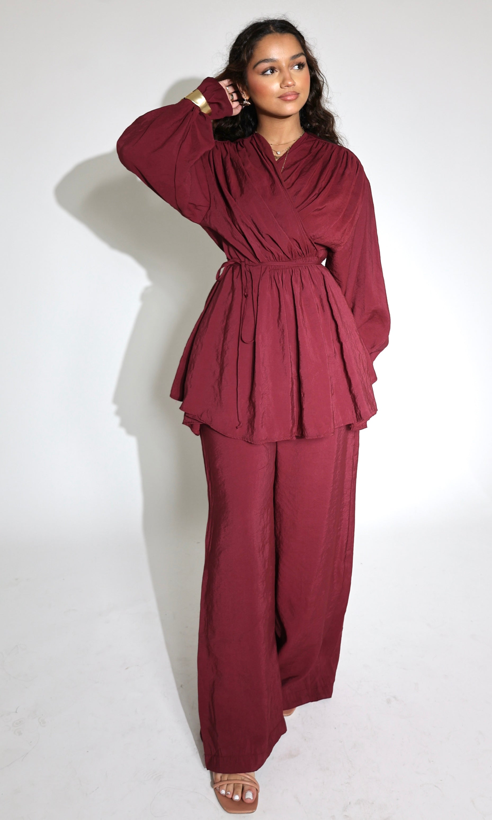 Sarab Co-ord Wrap set – Modest Barbie